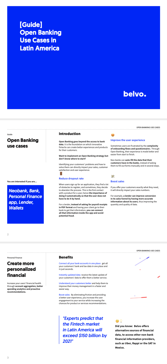 Guide: Open Banking Use Cases
