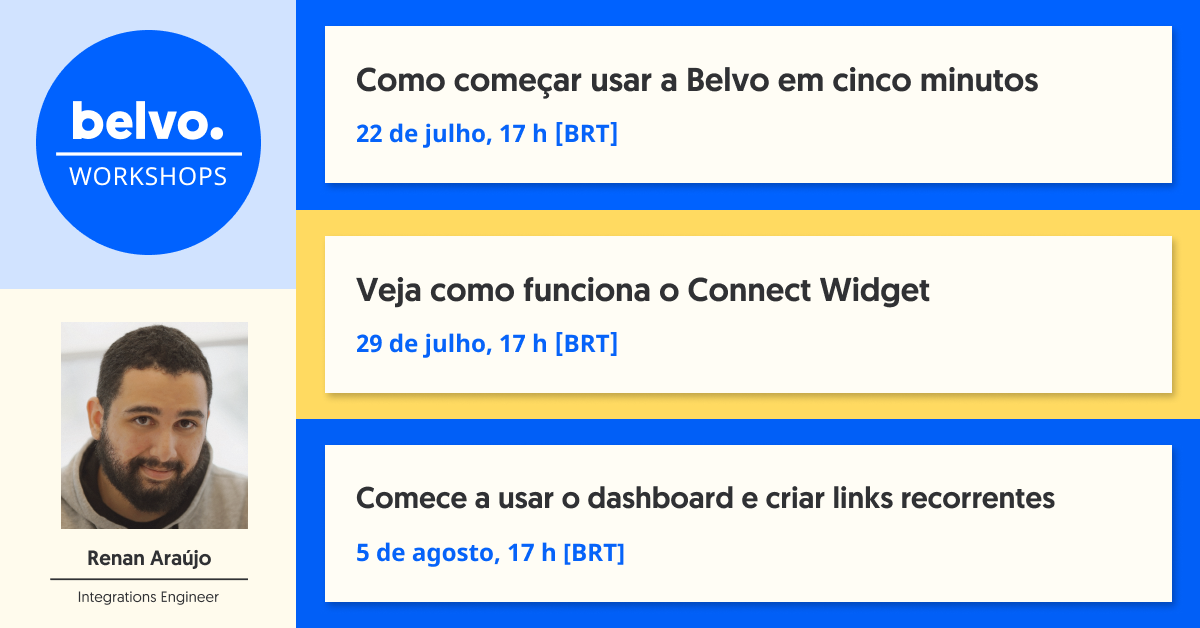 Workshops Técnicos - Integrando a Belvo à sua empresa